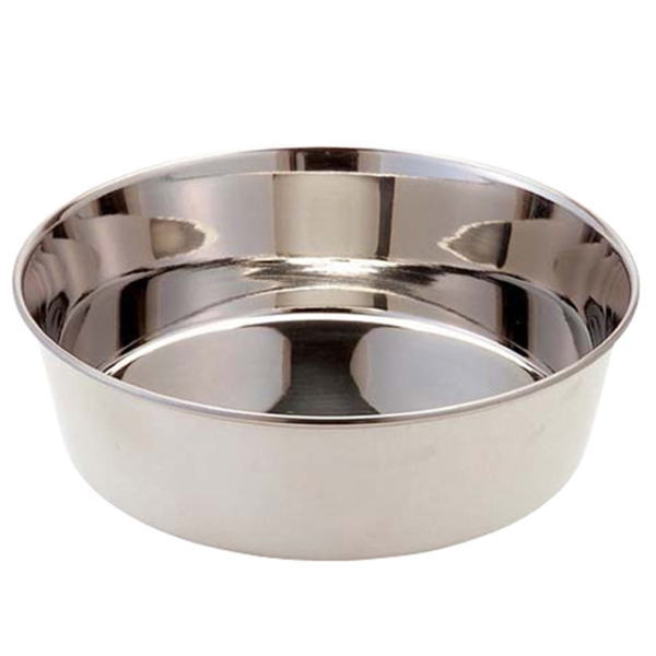 【大型犬向け／犬用ステンレス食器／皿型】 皆様に愛されるドギーマンのロングセラー！耐久性に優れる、ステンレス製の犬用食器です。サビに強い、良質のステンレスを使用。割れにくくて耐久性に優れる食器です。少し浅めの皿型は、マズル（鼻先）が短めの短...