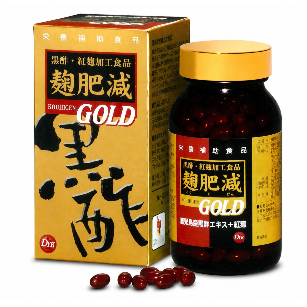 坂元醸造の黒酢を使用毎日の健康習慣をサポートする「麹肥減GOLD」。黒酢エキス粉末をベースに、発酵黒タマネギ粉末、グリーンルイボスエキス、クロム酵母、DPA含有精製ハープシールオイルなどを配合した健康補助食品です。さらに、発酵食品に用いられ...