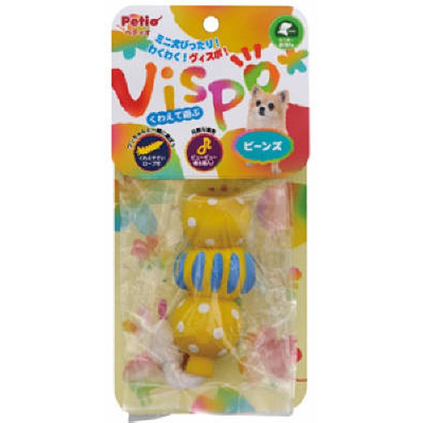 商品の特徴 ◇ペティオ ヴィスポ ラテックス ビーンズ ミニ犬ぴったり!わくわく!ヴィスポ! 製品仕様 ミニ犬にぴったりのくわえて遊ぶラテックス玩具。 やわらかく、小さなお口でもくわえやすいサイズ。 くわえやすいロープ付。 元気な音色のピュ...