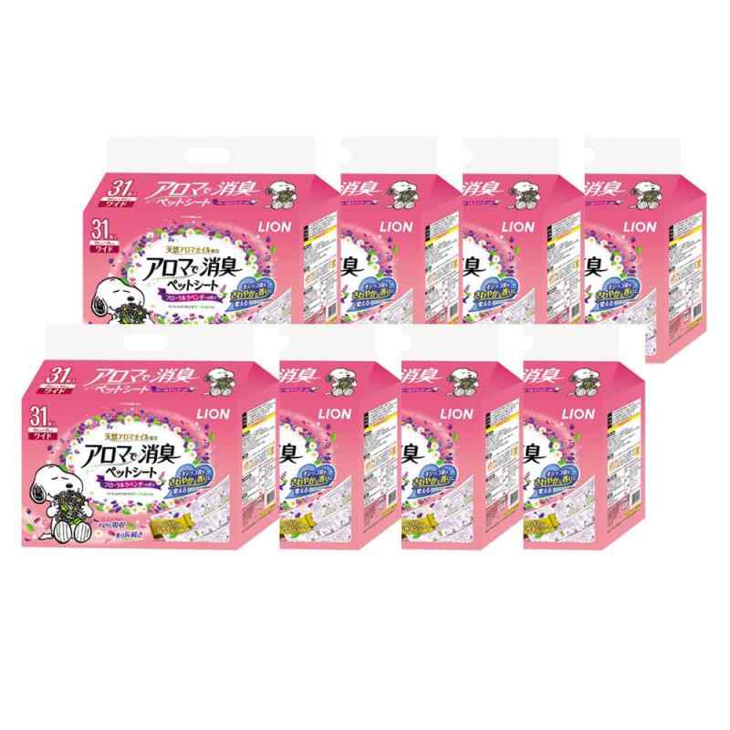 ライオン アロマで消臭ペットシート ワイド 31枚入×8個 ケース販売 LIONPET本体サイズ (幅X奥行X高さ) :28×15.5×19cm本体重量:1.18kg原産国:日本