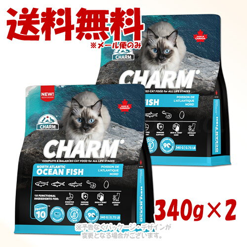 CHARMが届ける自然のチカラ。高タンパク・低炭水化物で愛猫の毎日を元気に輝かせるプレミアムペットフード。 商品の特長 魚好きの愛猫のために作られたノース・アトランティック・オーシャン・フィッシュレシピには、新鮮なサーモンと、ニシン、ゴマサ...