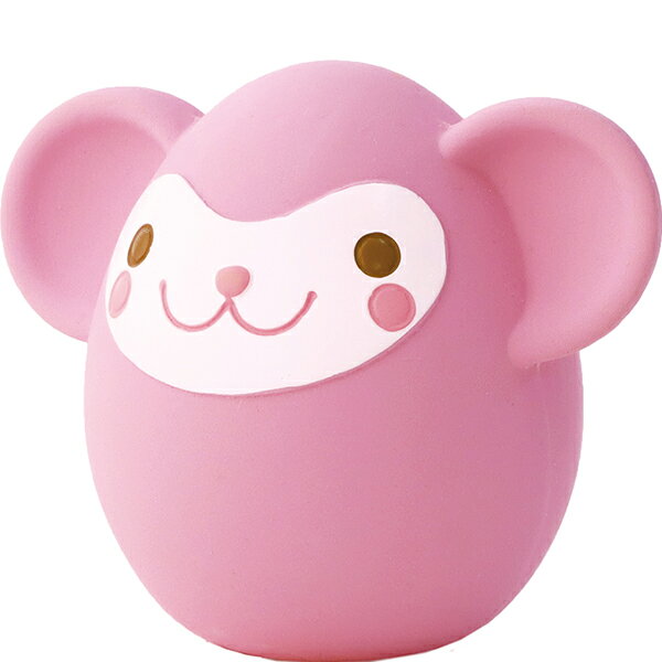 キュートなお耳のサルを小さなおくちの仔でもやわらかカミカミ♪大きい獲物を追いかける！ちょっと大きめサイズのたまご型にピーピー笛入りほんのりあまいバニラの香り付き★ 【 材質・成分・素材など 】 ラテックス（天然ゴム） 【 製造国 】 中国 ...