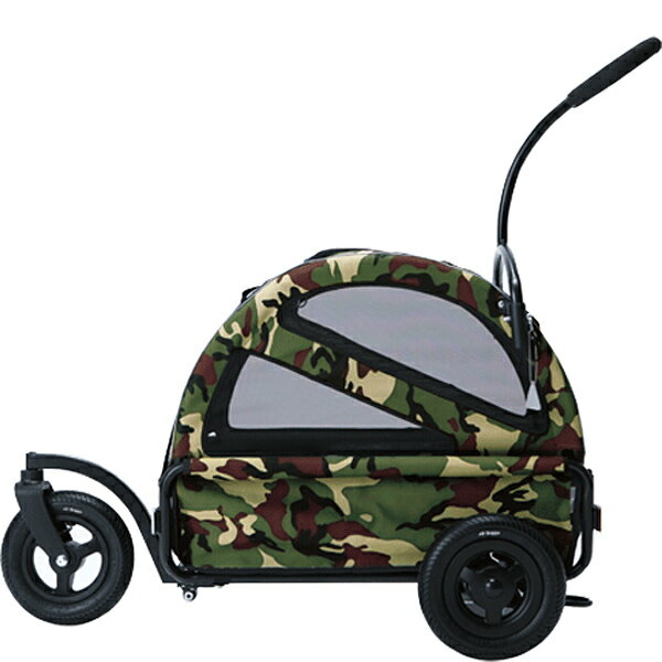 中型犬や小型犬の多頭飼いに人気の中型モデル。車輪を外せば、ハウスとしてご使用できます。愛犬が自ら乗り降りできる設計で、抱きあげる必要がありません。折り畳むと厚さ26cmのコンパクトに。フロント・リア両サイドにリフレクターを搭載し夜道も安心。...