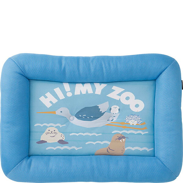 暑い夏にピッタリ！消臭冷感生地を使用したペット用インテリア。HI！MYZOO の涼しく夏らしいプリント柄が暑い夏をひんやり快適にさせてくれそうです。肌触りはもちもちしていて気持ちよく、消臭・冷感効果もあり、機能性も抜群のアイテムになっていま...