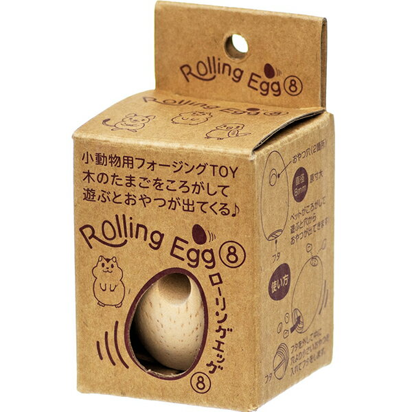 8mm穴に合わせたおやつを中に入れます。木のたまごをコロコロ転がすとおやつが出てきます 【 材質・成分・素材など 】 ラバーウッド 【 製品重量 】 27g 【 製造国 】 ベトナム 【 サイズ 】 直径4×高さ5.5cm 【 メーカー名 ...