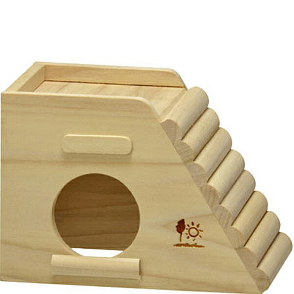 低刺激で人にもハムスターにも優しい広葉樹（ポプラ）材を使用したちょっと大きめな木製ハウス。床面が無いので床材の上に置いて、オシッコで汚され難い構造です。 【 サイズ 】 約W15.5×D10×H11cm、穴の大きさ：直径約5cm 【 備考 ...
