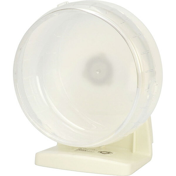 大径ベアリングシステムを採用した、とっても静かなホイール。軸が背中に当たらず、奥行きも広く足元もフラット！ 【 適応ペットのサイズ 】 ドワーフハムスター・ゴールデンハムスター等 【 サイズ 】 ホイール径：約17cm 【 付属品 】 付属...