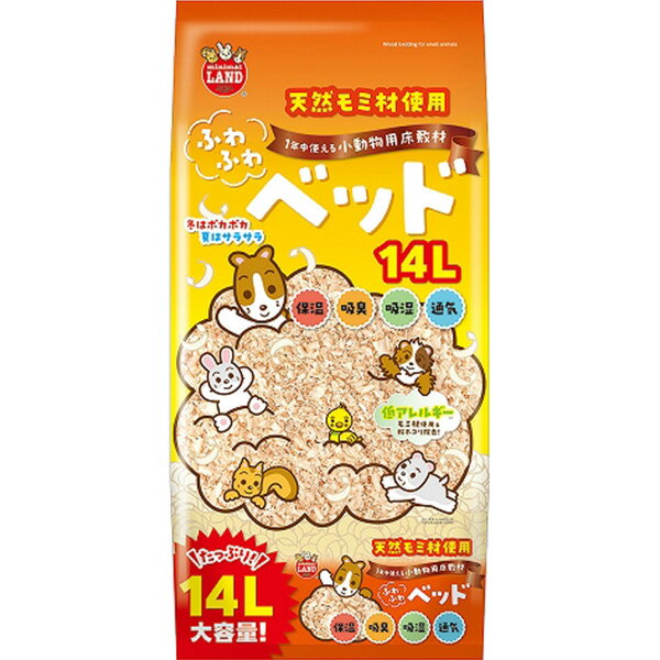 低アレルギーで小動物に優しい※1天然モミ材を適度な大きさにフレーク加工して粉ホコリを取り除いた床敷材です。※1：スギ・ヒノキに比べて。保温・吸臭・吸湿・通気性に優れ、1年中快適に過ごせます。 【 材質・成分・素材など 】 モミ材 【 適応ペ...