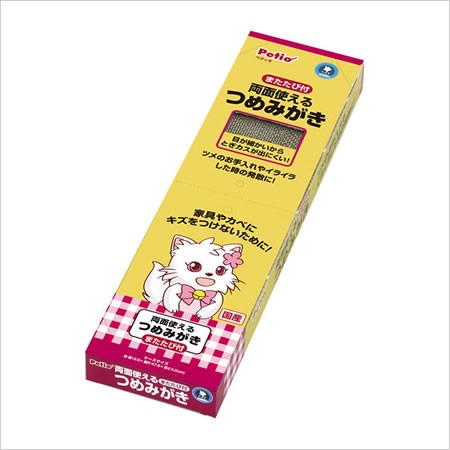 原材料ダンボール、またたび原産国日本・目が細かいためとぎカスが出にくく、両面使えるため経済的で便利な爪とぎです。・またたび付きで家具やカベで爪とぎをしていたねこちゃんは本製品に夢中になることでしょう。・ダンボールを取出すことなくパッケージ上...