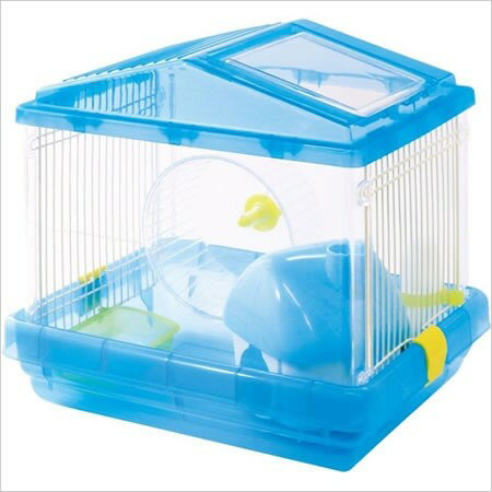 サイズ幅33×奥行27×高さ31cm・中の様子が良く見える、楽しく観察できるハムスターケージです。透明パネルと大きなクリア窓でハムスターの様子が観察しやすいセットです。側面ワイヤーで通気性抜群です
