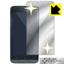 ※対応機種 : freetel priori2 / priori2 LTE FTJ142A※写真はイメージです。「Mirror Shield」は、画面が鏡に早変わりし、のぞき見が防止できる『ミラータイプ液晶保護フィルム』です。●液晶画面が鏡...