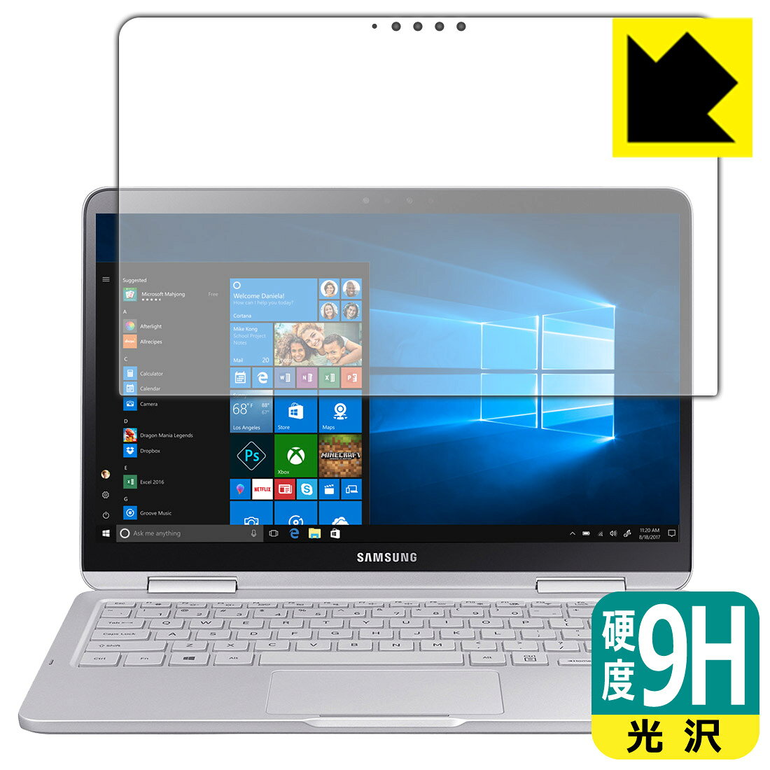 ●対応機種 : Samsung Notebook 9 Pen 13 (2018年モデル)●内容量 : 1枚●柔軟性があり、ガラスフィルムのように衝撃を受けても割れない『9H高硬度保護フィルム』 ●安心の国産素材を使用。日本国内の自社工場で製...