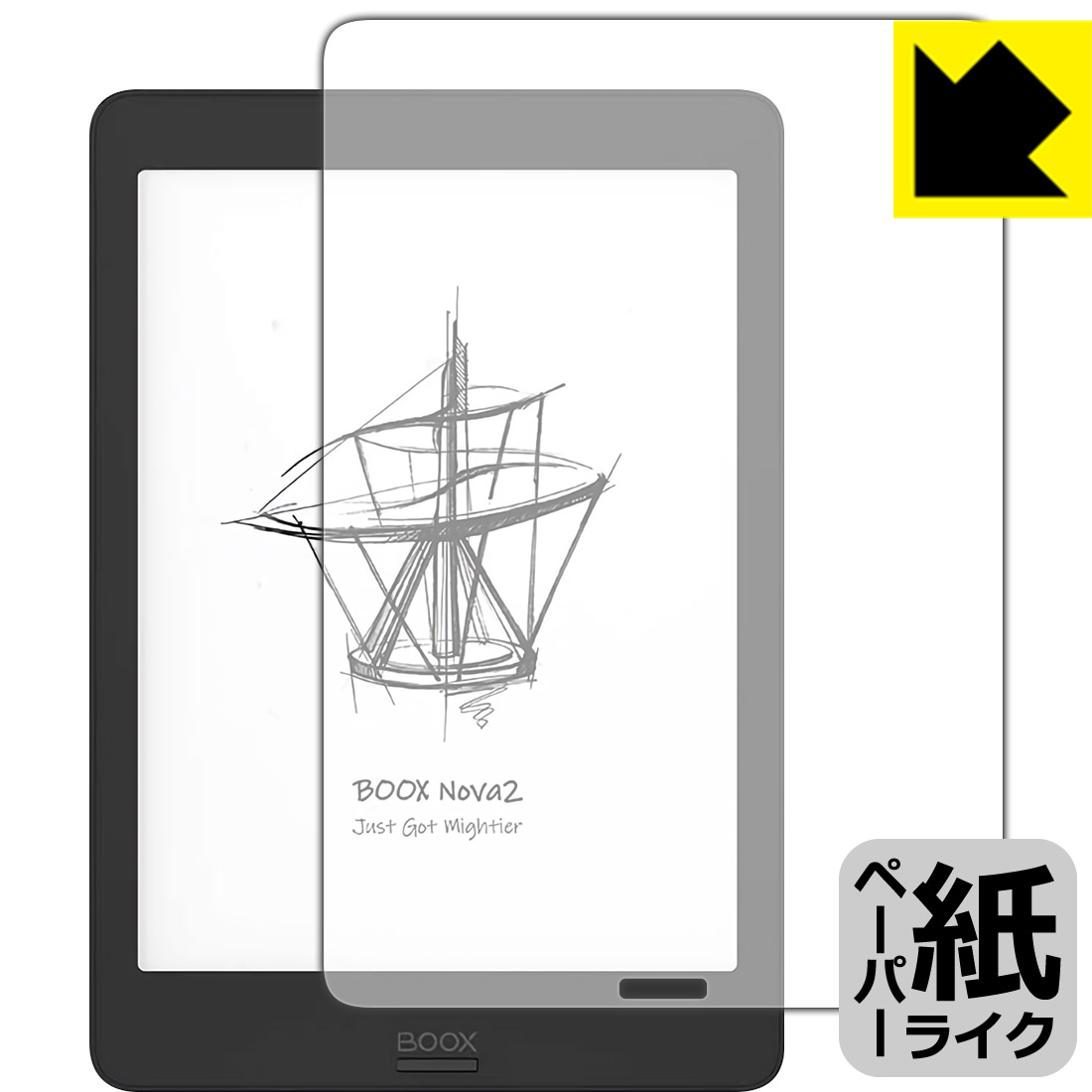 ●対応機種 : Onyx BOOX Nova2 / Onyx BOOX Nova Pro●内容量 : 1枚●紙のような描き心地を実現する『ペーパーライク保護フィルム』です。表面はアンチグレア(反射防止)タイプなので、光の反射や映り込みを抑え...