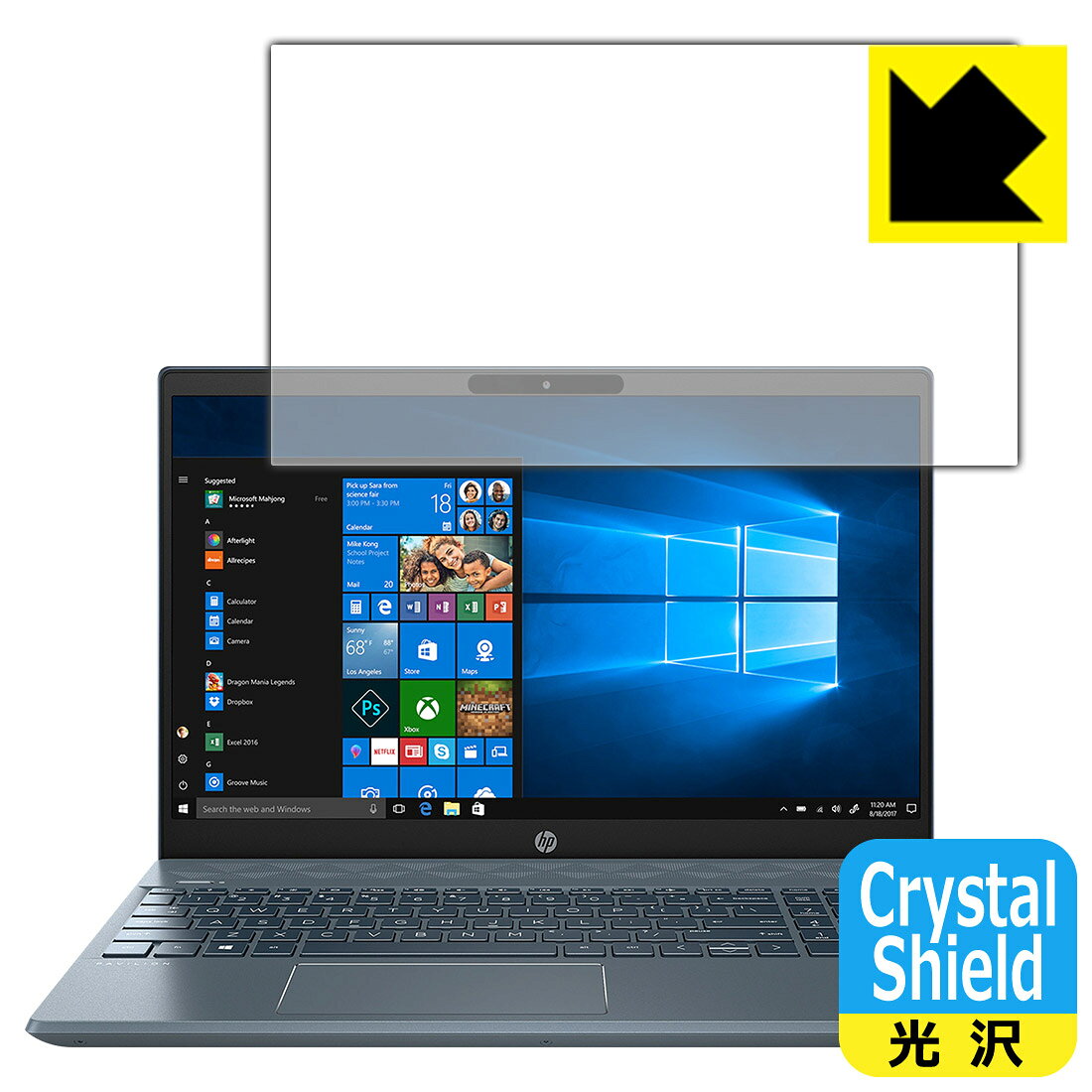 ●対応機種 : HP Pavilion 15-cs3000シリーズ●内容量 : 1枚●「Crystal Shield」は高い透明度と光沢感で、保護フィルムを貼っていないかのようなクリア感のある『光沢タイプの保護フィルム』●安心の国産素材を使...