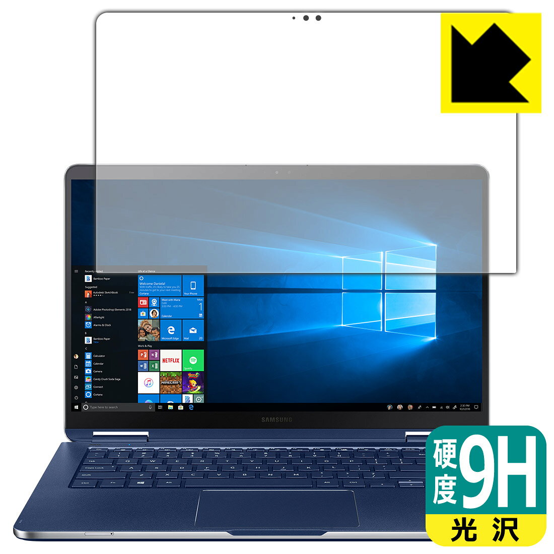 ●対応機種 : Samsung Notebook 9 Pen 13 (2019年モデル)●内容量 : 1枚●柔軟性があり、ガラスフィルムのように衝撃を受けても割れない『9H高硬度保護フィルム』 ●安心の国産素材を使用。日本国内の自社工場で製...