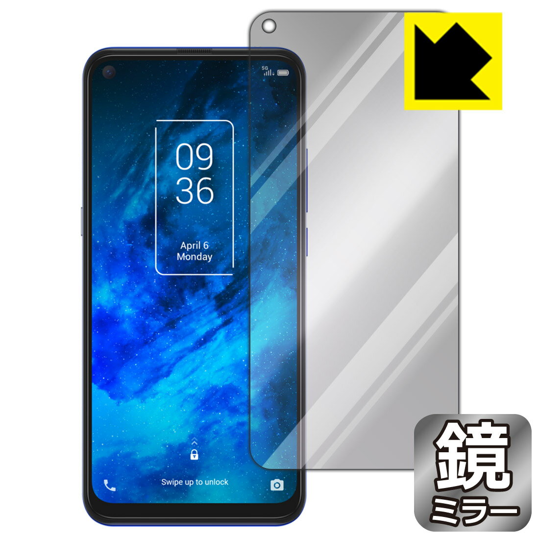 ●対応機種 : TCL10 5G (T790H)●製品内容 : 前面用1枚●※この機器は周辺部が曲面となったラウンド仕様のため、保護フィルムを端まで貼ることができません。(表示部分はカバーしています)●画面が鏡になり、機器の画面でさりげなく...