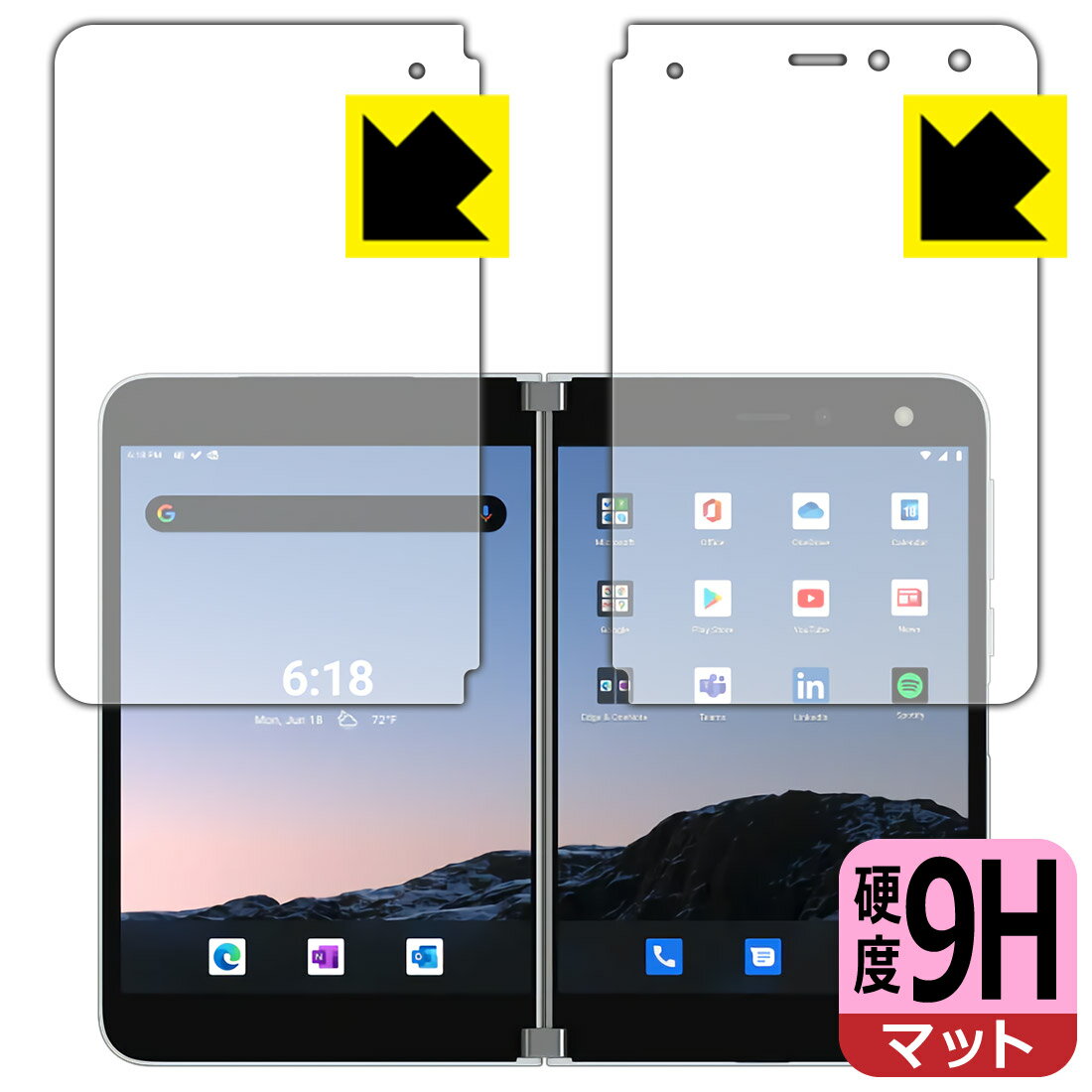 ●対応機種 : Microsoft Surface Duo●製品内容 : 2画面セット(各1枚)●※この機器は周辺部が曲面となったラウンド仕様のため、保護フィルムを端まで貼ることができません。(表示部分はカバーしています)●柔軟性があり、ガ...