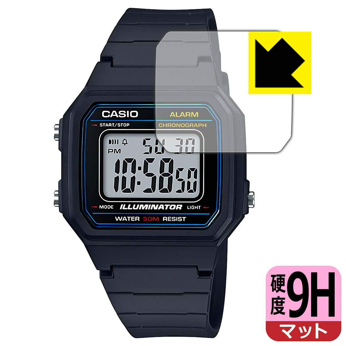 ●対応機種 : CASIO CLASSIC W-217H●内容量 : 1枚●柔軟性があり、ガラスフィルムのように衝撃を受けても割れない『9H高硬度【反射低減】保護フィルム』 ●安心の国産素材を使用。日本国内の自社工場で製造し出荷しています。...