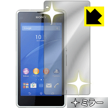 ※対応機種 : イオンスマホ Xperia J1 Compact※製品内容 : 前面用1枚※写真はイメージです。「Mirror Shield」は、画面が鏡に早変わりし、のぞき見が防止できる『ミラータイプ液晶保護フィルム』です。●液晶画面が鏡...