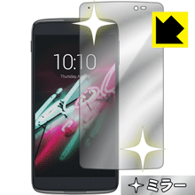 ※対応機種 : ALCATEL ONETOUCH IDOL 3※写真はイメージです。「Mirror Shield」は、画面が鏡に早変わりし、のぞき見が防止できる『ミラータイプ液晶保護フィルム』です。●液晶画面が鏡に早変わり！液晶画面のバック...