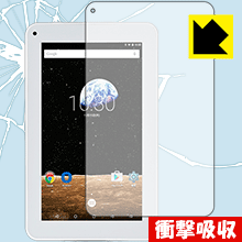 ※対応機種 : BLUEDOT BNT-71W※写真はイメージです。特殊素材がしっかりと衝撃を吸収し、機器へのダメージをやわらげ、液晶画面をキズや衝撃から守ることができる『衝撃吸収保護フィルム』です。 ●衝撃を吸収して機器を保護特殊素材が外...