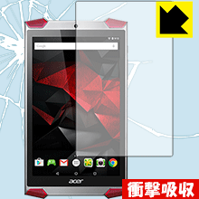 ※対応機種 : Acer Predator 8 GT-810※写真はイメージです。特殊素材がしっかりと衝撃を吸収し、機器へのダメージをやわらげ、液晶画面をキズや衝撃から守ることができる『衝撃吸収保護フィルム』です。 ●衝撃を吸収して機器を保...