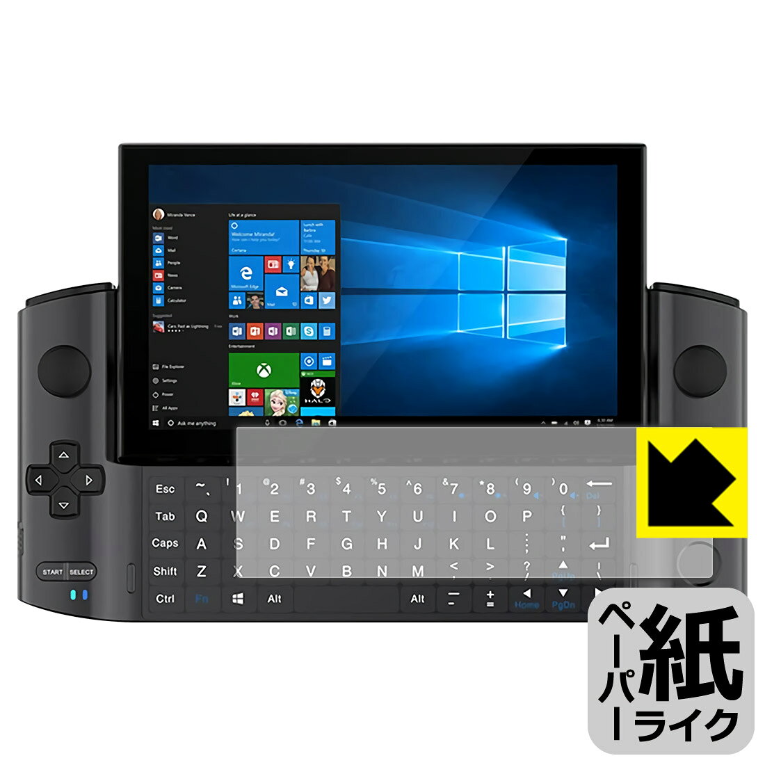 ●対応機種 : GPD WIN3●製品内容 : タッチキーボード部用1枚●紙のような描き心地を実現する『ペーパーライク保護フィルム』です。表面はアンチグレア(反射防止)タイプなので、光の反射や映り込みを抑えます。※本製品はフィルムの表面を特...