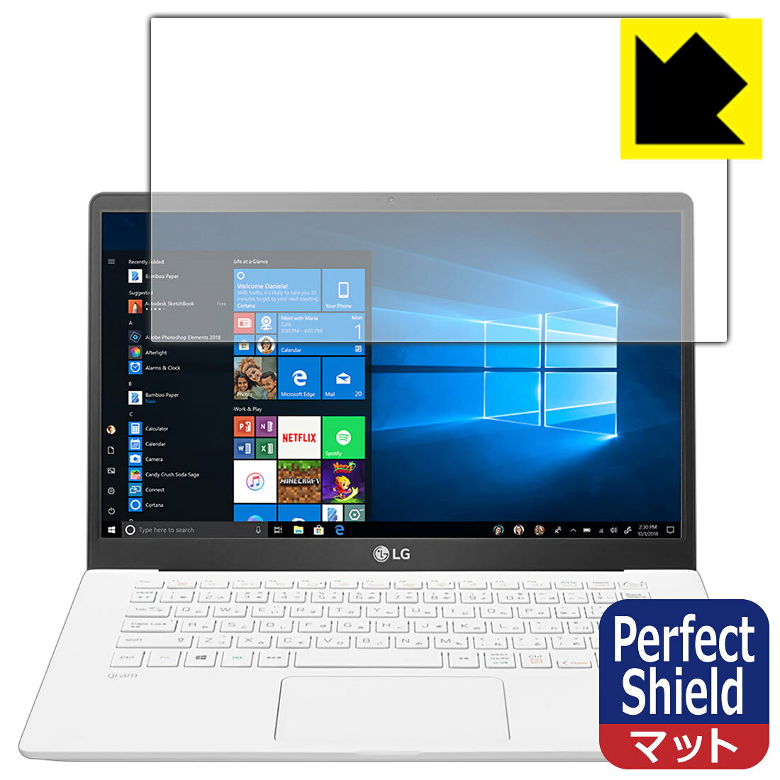 ●対応機種 : LGエレクトロニクス LG gram 14インチ 14Z90Nシリーズ (2020年モデル)●製品内容 : 液晶用1枚●「Perfect Shield」は画面の反射を抑え、指のすべりもなめらかな指紋や皮脂汚れがつきにくい『ア...