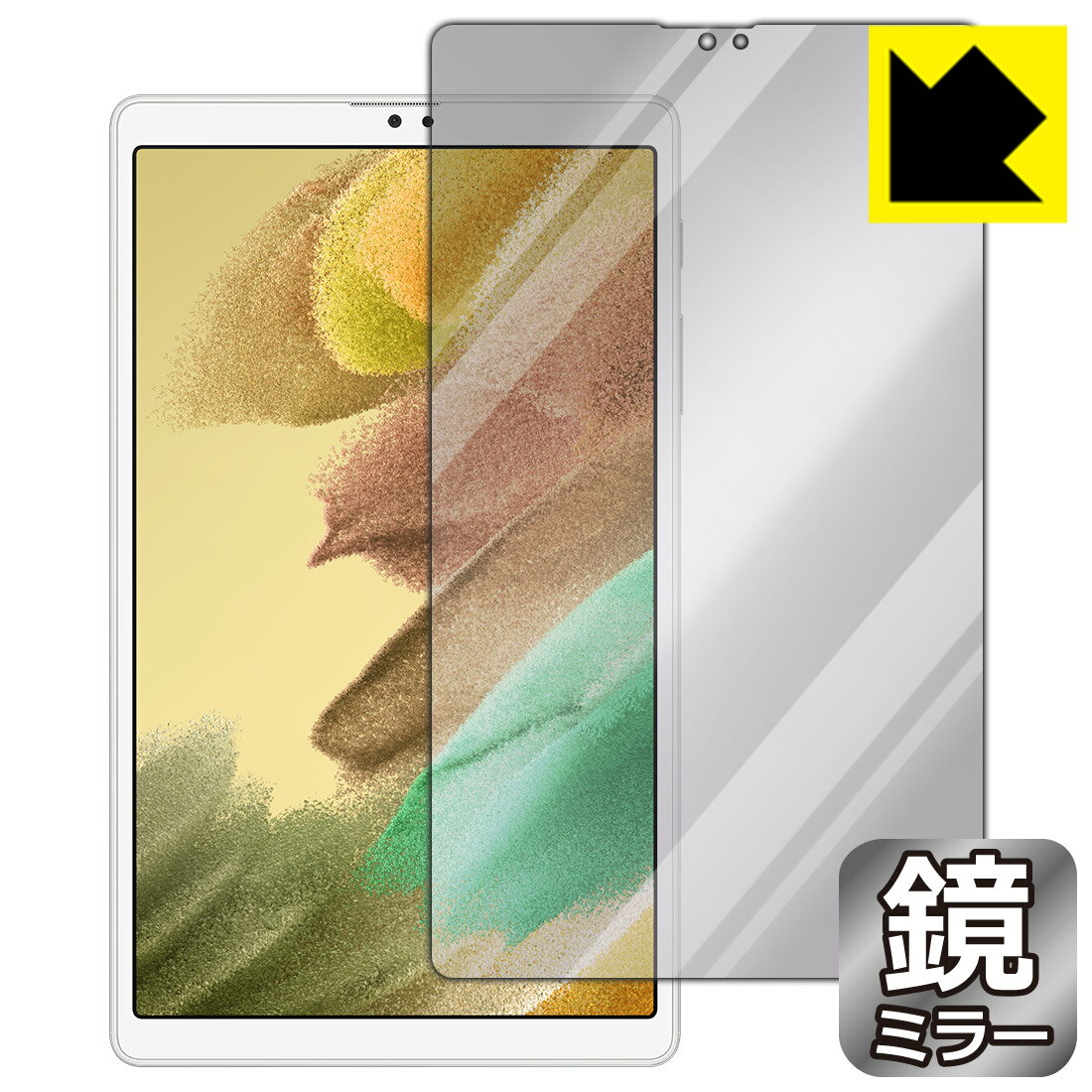 ●対応機種 : Samsung Galaxy Tab A7 Lite (SM-T225)●製品内容 : 前面用1枚●※保護フィルムの貼り付く範囲はイメージ画像のようになります。●画面が鏡になり、機器の画面でさりげなく身だしなみチェック！のぞ...