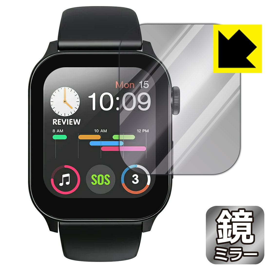 ●対応機種 : itDEAL スマートウォッチ N10●内容量 : 1枚●※この機器は周辺部が曲面となったラウンド仕様のため、保護フィルムを端まで貼ることができません。(表示部分はカバーしています)　　※画面の端まで保護したい方は、「Fle...