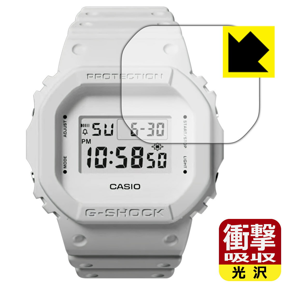●対応機種 : CASIO MY G-SHOCK (DWE-5600シリーズ)●内容量 : 1枚●特殊素材の衝撃吸収層が外部からの衝撃を吸収し、機器へのダメージをやわらげます。●安心の国産素材を使用。日本国内の自社工場で製造し出荷しています...