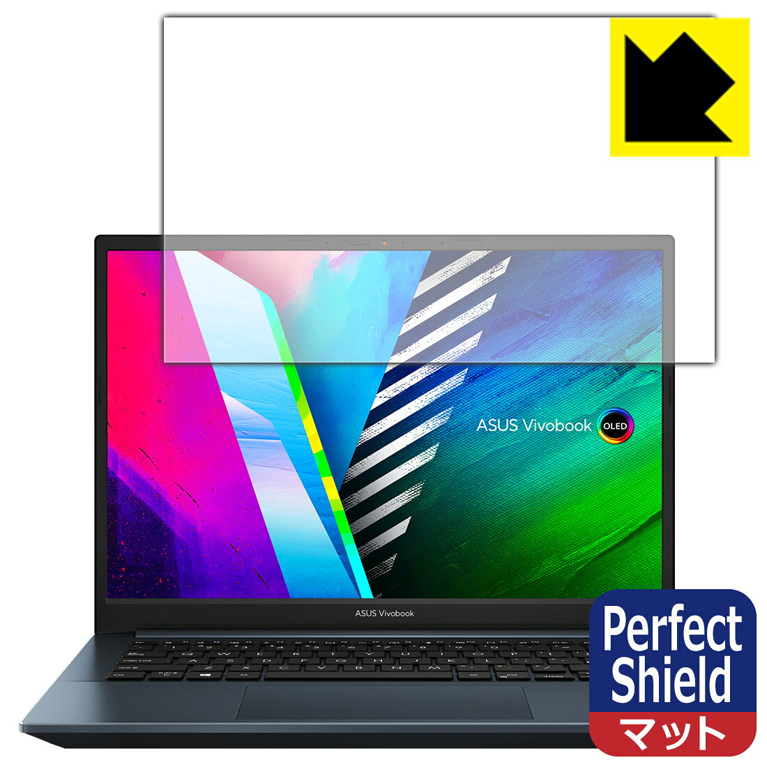 ●対応機種 : ASUS Vivobook Pro 14 OLED (M3401)●製品内容 : 液晶用3枚●「Perfect Shield」は画面の反射を抑え、指のすべりもなめらかな指紋や皮脂汚れがつきにくい『アンチグレアタイプ(非光沢)...