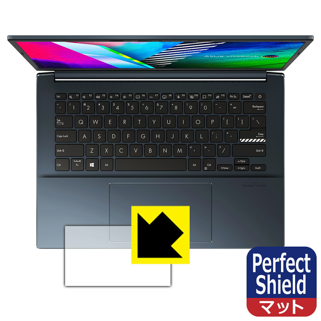 ●対応機種 : ASUS Vivobook Pro 14 OLED (M3401)●製品内容 : タッチパッド用3枚●「Perfect Shield」は画面の反射を抑え、指のすべりもなめらかな指紋や皮脂汚れがつきにくい『アンチグレアタイプ(...