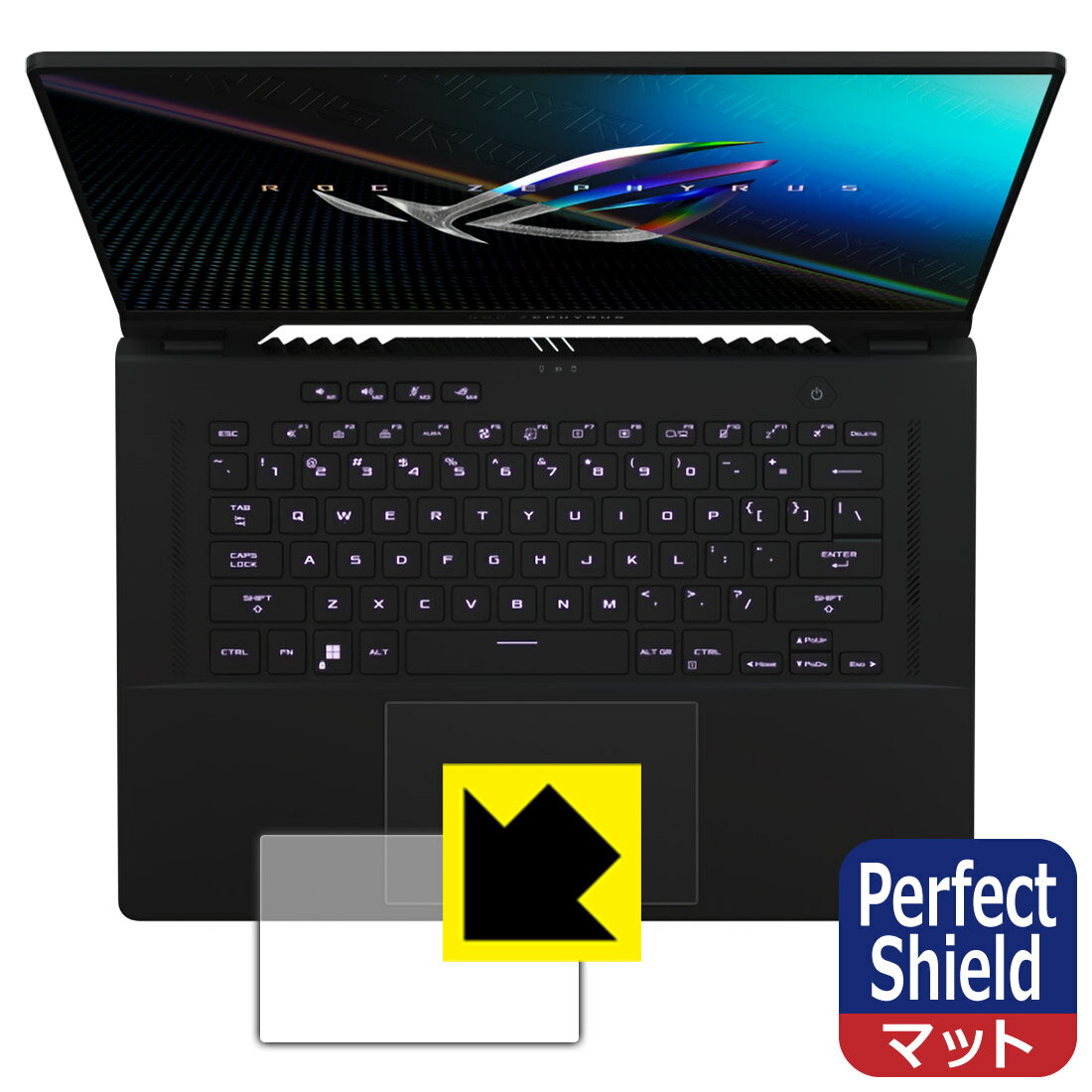 ●対応機種 : ASUS ROG Zephyrus M16 (2022) GU603ZM / GU603ZW●製品内容 : タッチパッド用1枚●※タッチパッド表面の仕上げの都合により、保護フィルムは完全に密着しません。貼りつきムラが目立つ場...