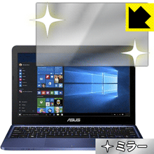※対応機種 : ASUS VivoBook E200HA※写真はイメージです。「Mirror Shield」は、画面が鏡に早変わりし、のぞき見が防止できる『ミラータイプ液晶保護フィルム』です。●液晶画面が鏡に早変わり！液晶画面のバックライト...