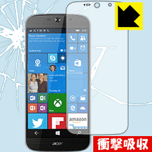 ※対応機種 : Acer Liquid Jade Primo JPS58※写真はイメージです。特殊素材がしっかりと衝撃を吸収し、機器へのダメージをやわらげ、液晶画面をキズや衝撃から守ることができる『衝撃吸収保護フィルム』です。 ●衝撃を吸収...