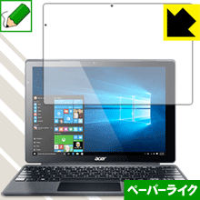 ※対応機種 : Acer Switch Alpha 12※写真はイメージです。紙のような描き心地を実現する『ペーパーライク保護フィルム』です。 ●表面の特殊加工により、鉛筆で紙に書いているような描き心地を実現！板状タブレットの場合は紙を敷い...