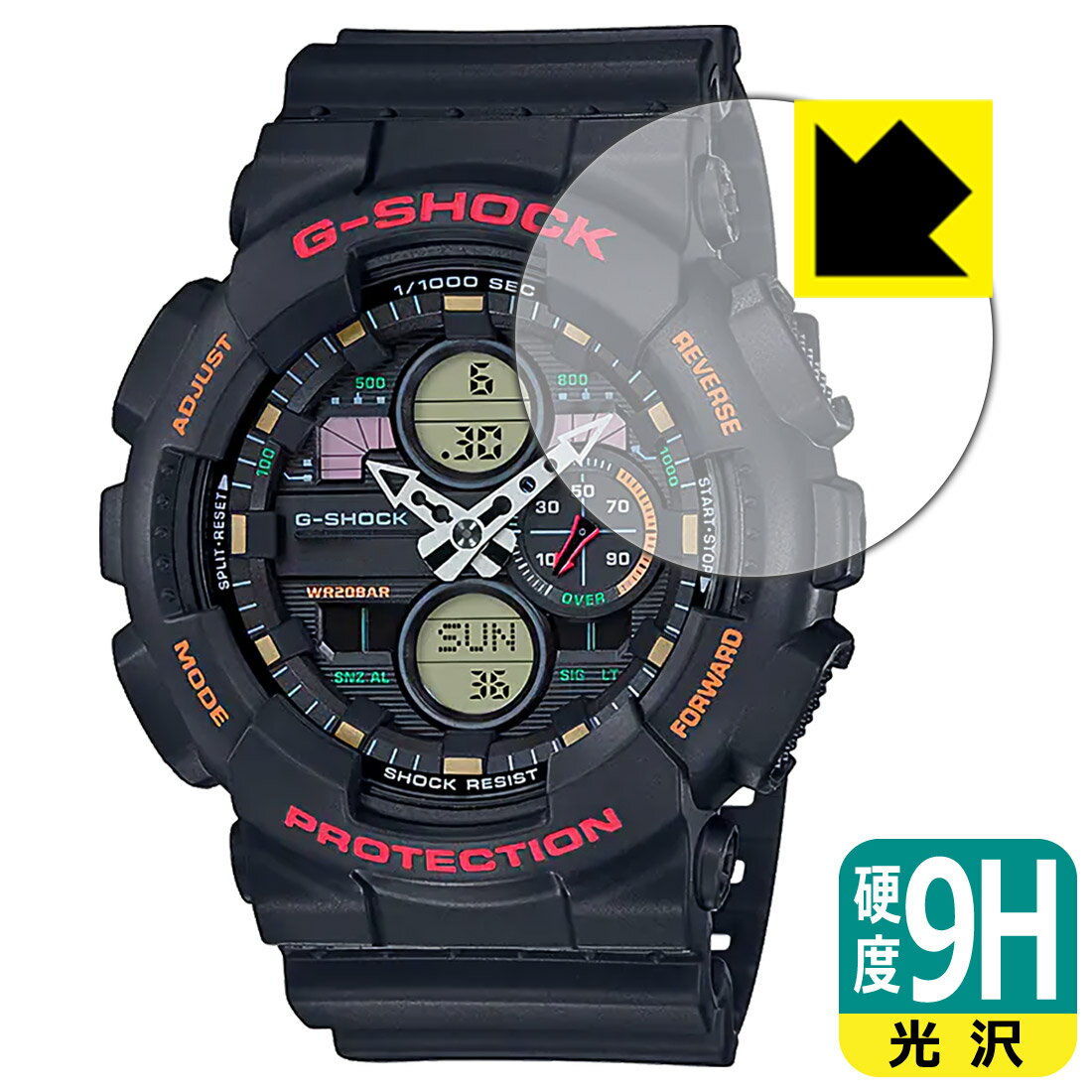 ●対応機種 : CASIO G-SHOCK GA-135A / GA-140シリーズ専用の商品です。●製品内容 : 画面用フィルム1枚・クリーニングワイプ1個●柔軟性があり、ガラスフィルムのように衝撃を受けても割れない『9H高硬度保護フィル...