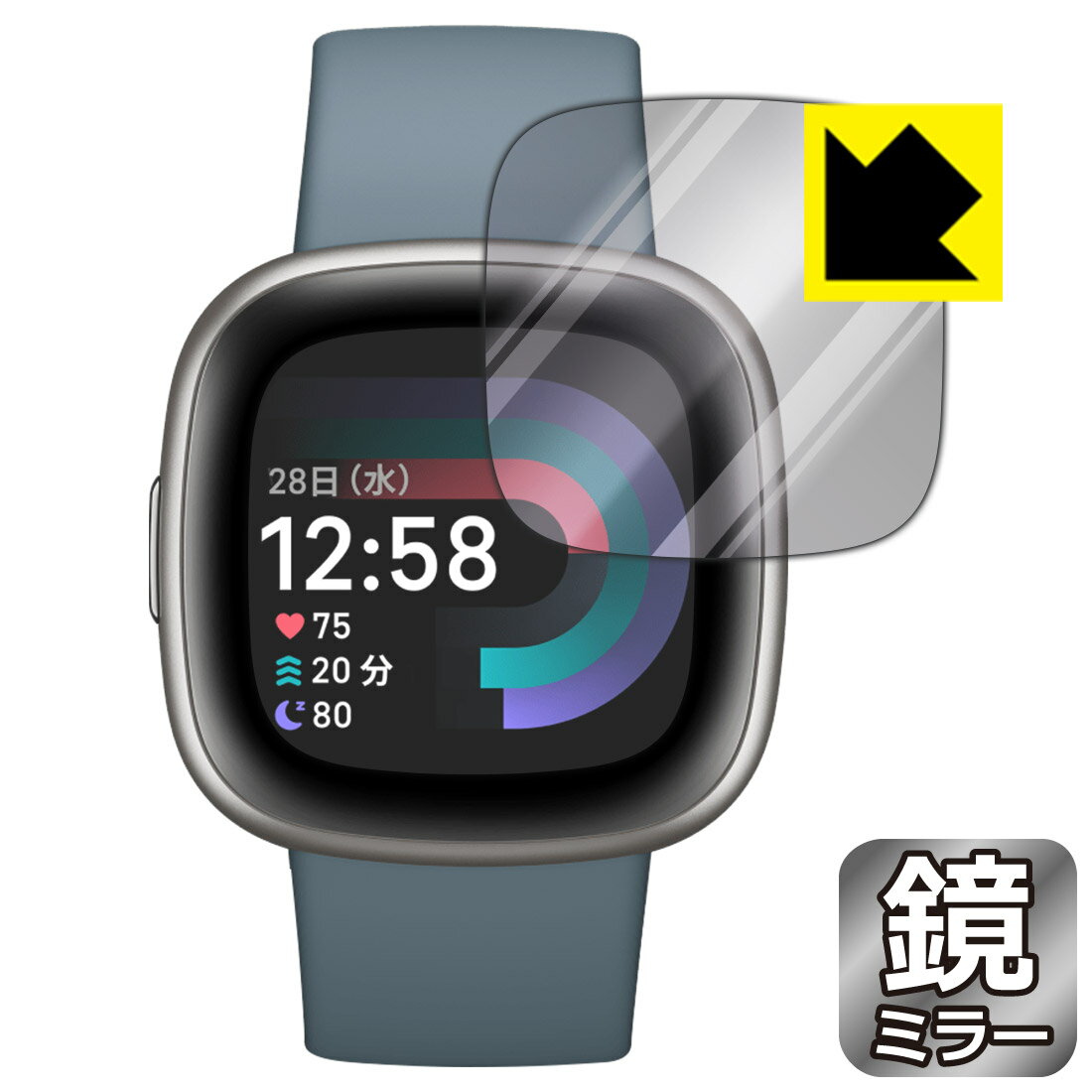 ●対応機種 : Fitbit Versa 4専用の商品です。●製品内容 : 画面用フィルム1枚・クリーニングワイプ1個●※この機器は周辺部が曲面となったラウンド仕様のため、保護フィルムを端まで貼ることができません。(表示部分はカバーしていま...