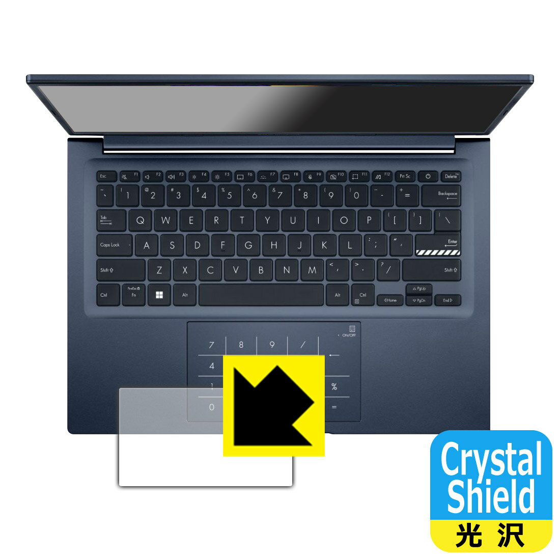 ●対応機種 : ASUS VivoBook 14X (M1403QA)専用の商品です。●型番 : M1403QA-LY009W / M1403QA-LY009WS　　※M1403QA-LY501Wはタッチパッド上に指紋認証センサー部分がある...