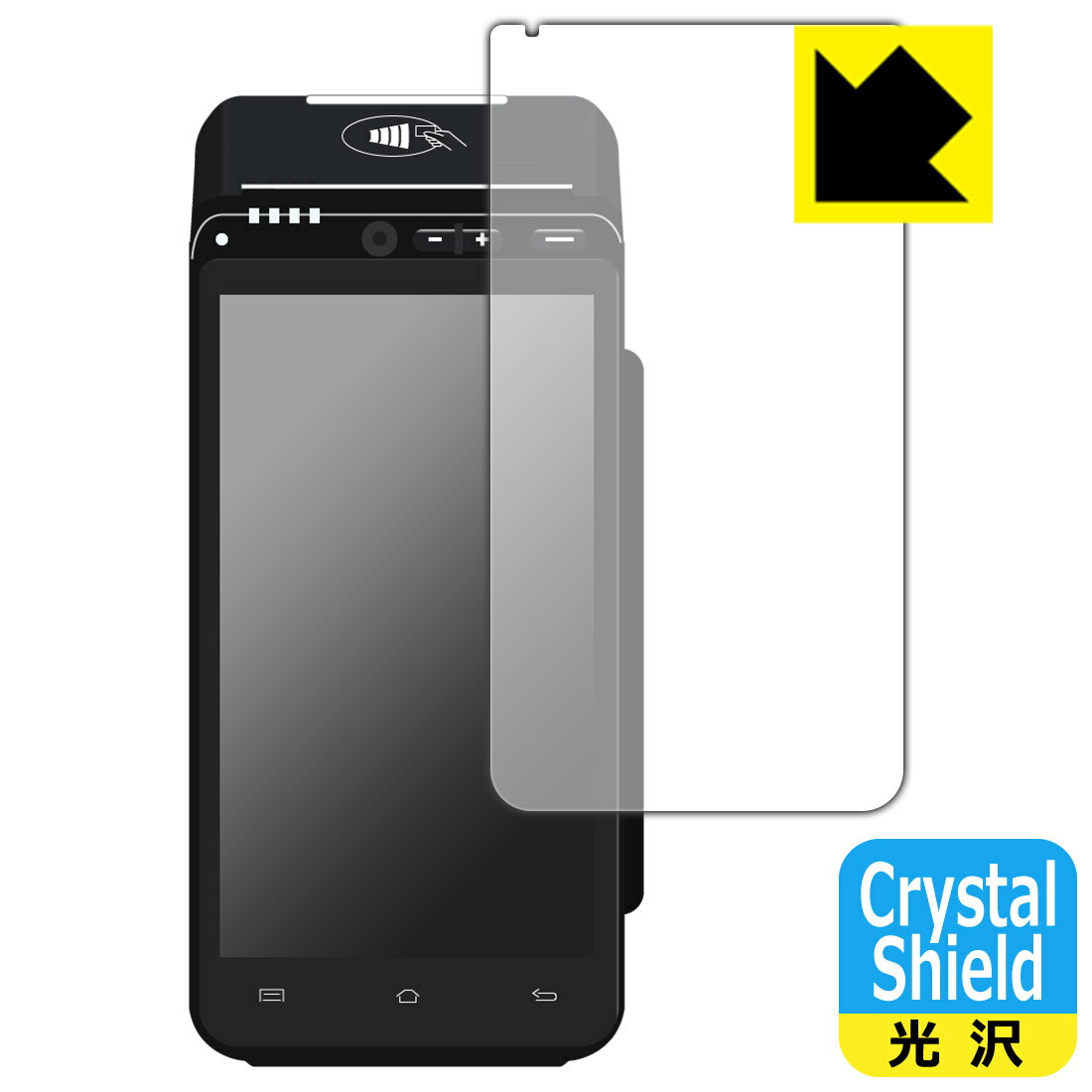 ●対応機種 : Android搭載モバイルPOS端末 ingenico APOS A8専用の商品です。●製品内容 : 画面用フィルム1枚・クリーニングワイプ1個●「Crystal Shield」は高い透明度と光沢感で、保護フィルムを貼ってい...