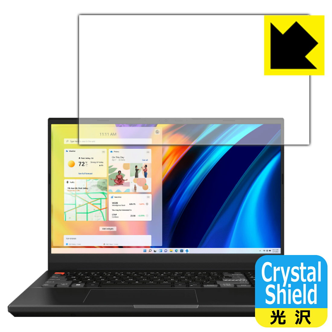●対応機種 : ASUS VivoBook Pro 15X OLED (K6501ZM)専用の商品です。●製品内容 : 画面用フィルム3枚・クリーニングワイプ1個●「Crystal Shield」は高い透明度と光沢感で、保護フィルムを貼って...