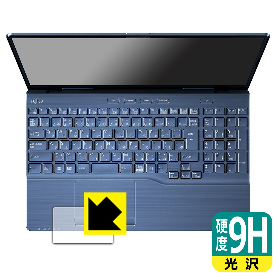 ●対応機種 : 富士通 LIFEBOOK AHシリーズ WAB/G2 (FMVWG2AB7B / FMVWG2AB7L / FMVWG2AB3B)専用の商品です。●製品内容 : タッチパッド用フィルム1枚・クリーニングワイプ1個●柔軟性があ...