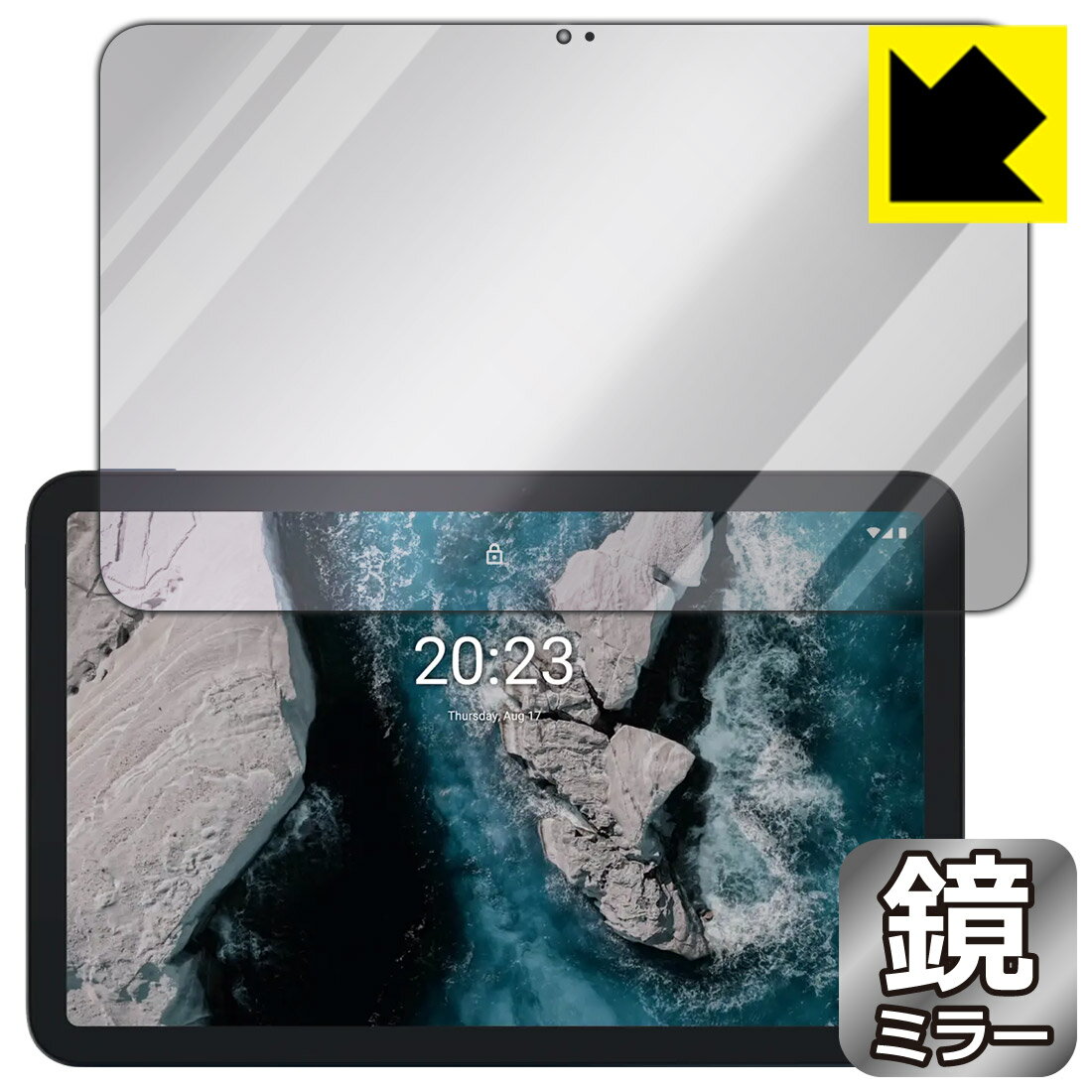 ●対応機種 : Nokia T20専用の商品です。●製品内容 : 画面用フィルム1枚・クリーニングワイプ1個●画面が鏡になり、機器の画面でさりげなく身だしなみチェック！のぞき見防止にも！●安心の国産素材を使用。日本国内の自社工場で製造し出荷...
