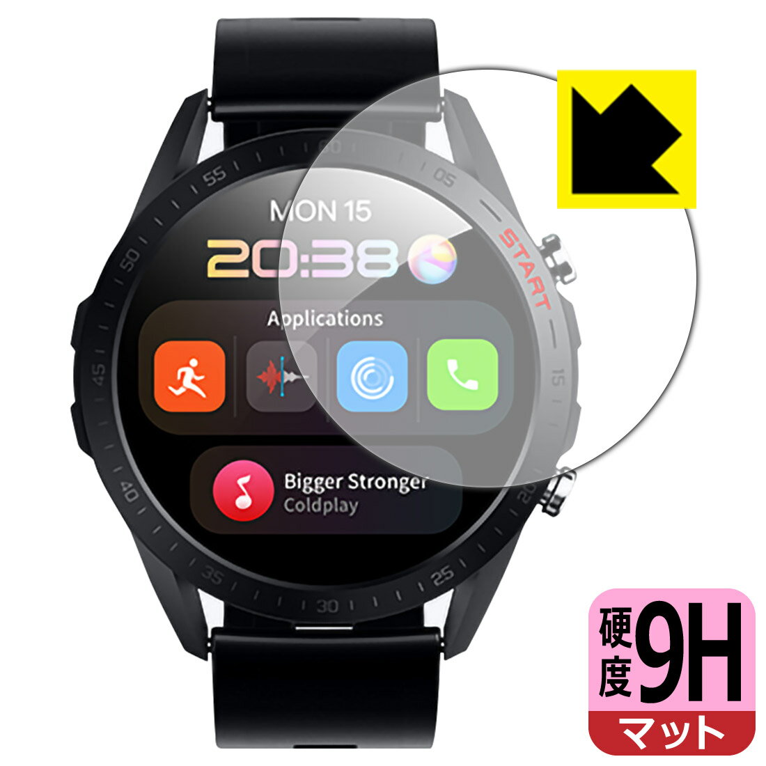 ●対応機種 : Semiro / Enhau スマートウォッチ A50専用の商品です。●製品内容 : 画面用フィルム1枚・クリーニングワイプ1個●柔軟性があり、ガラスフィルムのように衝撃を受けても割れない『9H高硬度【反射低減】保護フィルム...
