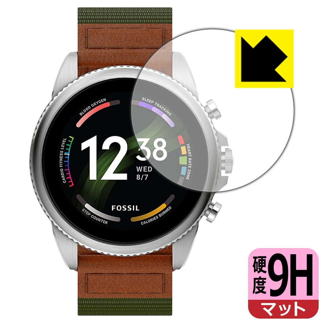 ●対応機種 : FOSSIL VENTURE EDITION GEN 6 SMARTWATCH (FTW4068)専用の商品です。●製品内容 : 画面用フィルム1枚・クリーニングワイプ1個●柔軟性があり、ガラスフィルムのように衝撃を受けても...