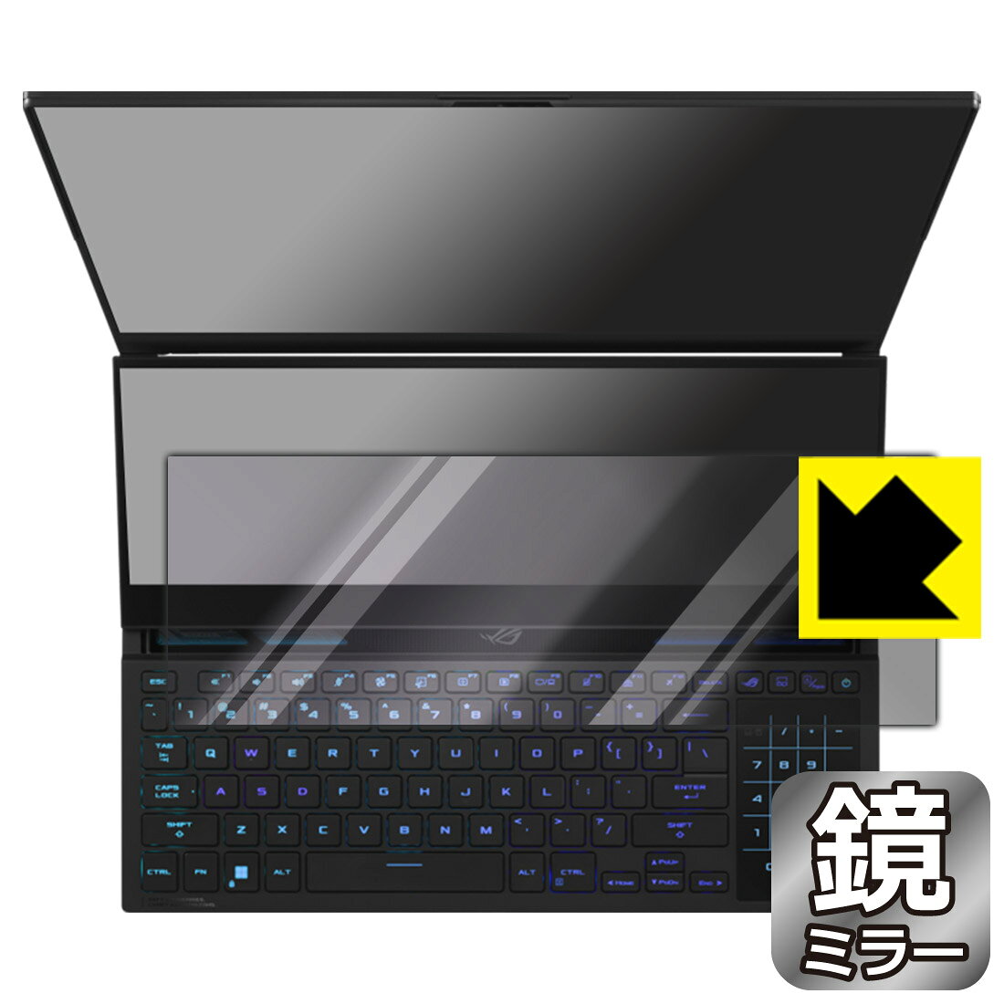 ●対応機種 : ASUS ROG Zephyrus Duo 16 (2023) GX650PY専用の商品です。●製品内容 : セカンドディスプレイ用フィルム1枚・クリーニングワイプ1個●画面が消えると鏡になり、さりげなく身だしなみチェック！...