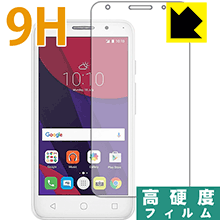 ※対応機種 : alcatel PIXI 4※写真はイメージです。柔軟性があり、ガラスフィルムのように衝撃を受けても割れない『9H高硬度保護フィルム』です。 ●PET製のフィルムでありながら強化ガラスと同等の『表面硬度 9H』表面硬度 9H...
