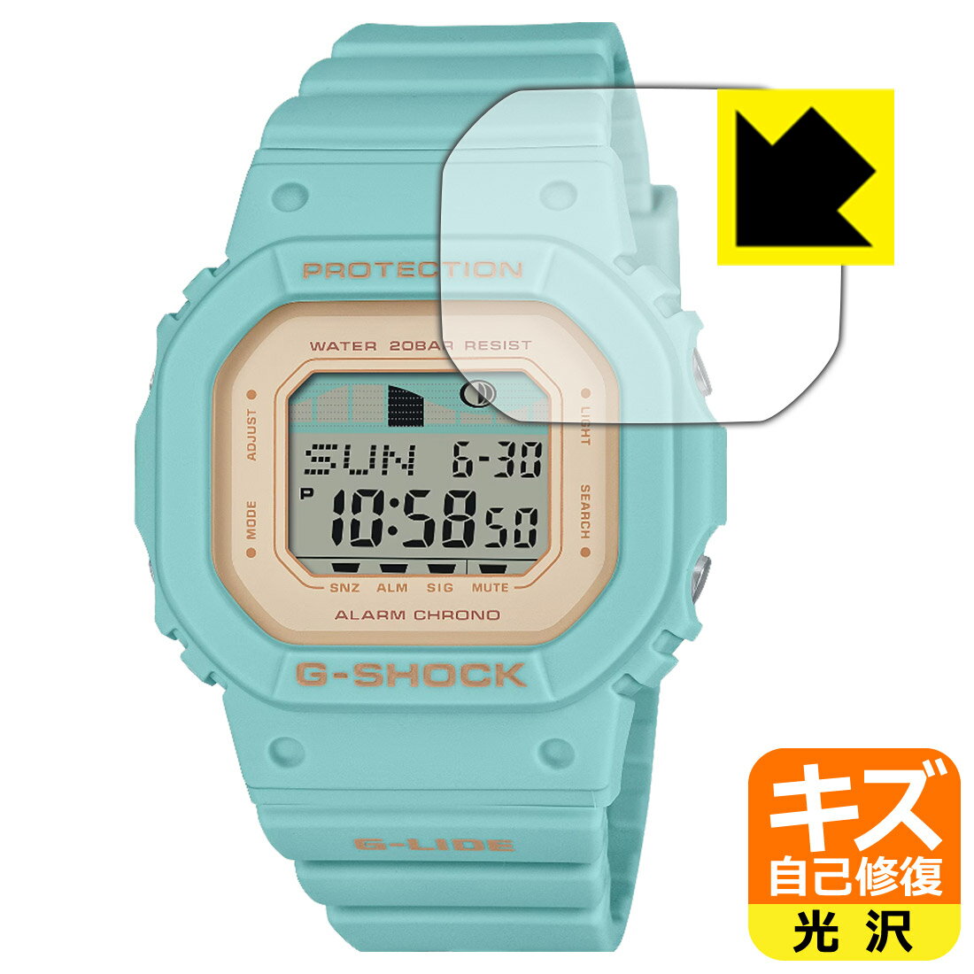 対応機種●対応機種 : CASIO G-SHOCK G-LIDE GLX-S5600シリーズ専用の商品です。●製品内容 : 画面用フィルム1枚・クリーニングワイプ1個●特殊なキズ自己修復層が細かなキズを修復！傷がついても時間が経つと自然に直...