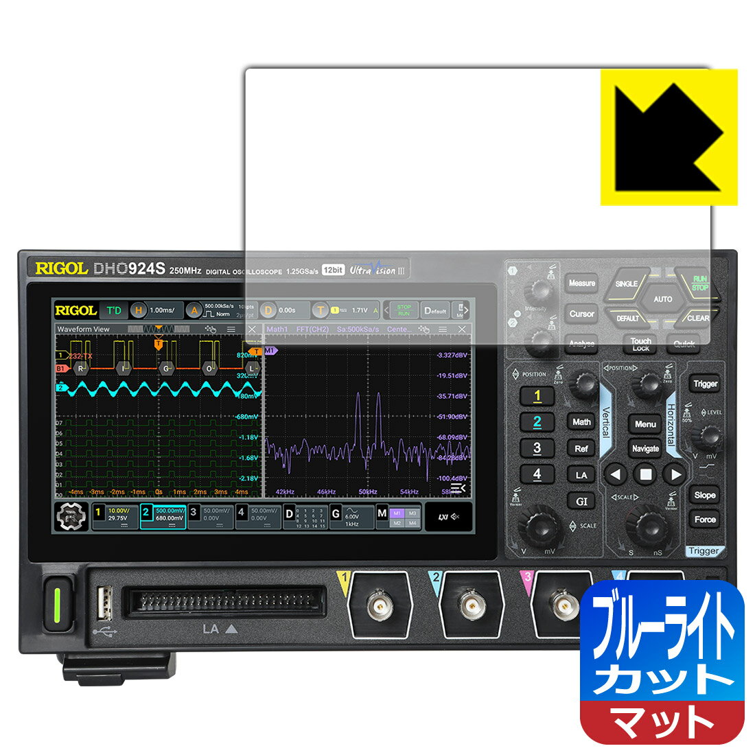 対応機種●対応機種 : RIGOL デジタル・オシロスコープ DHO900シリーズ (DHO914 / DHO914S / DHO924 / DHO924S)専用の商品です。●製品内容 : 画面用フィルム1枚・クリーニングワイプ1個●目に有...